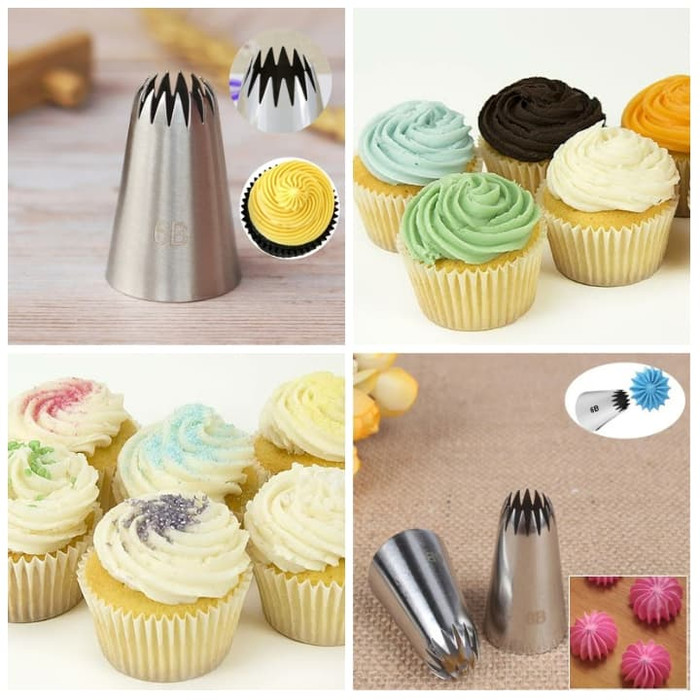Jual Spuit Kerang Besar 6B Sagu Keju Sus Churos Churros Cupcake ...