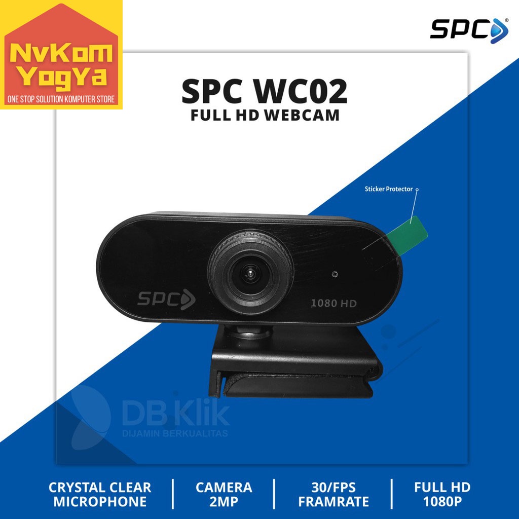 Jual Webcam SPC WC02 1080HD 2MP Full HD | Shopee Indonesia
