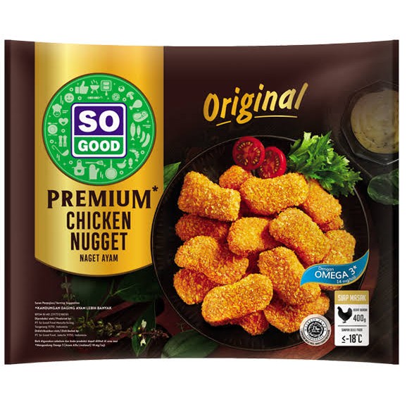 Jual So Good Chicken Nugget Premium 400G Nuget Ayam Frozen | Shopee ...