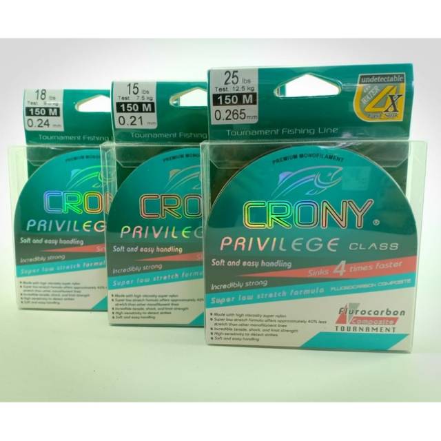 Jual SENAR PANCING CRONY PRIVILEGE CLASS... FLUROCARBON | Shopee Indonesia