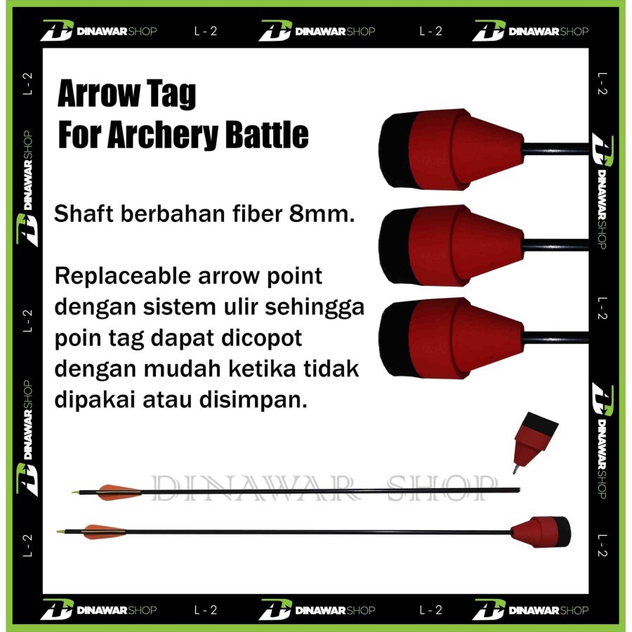 Jual Arrow Tag untuk Archery Battle | Shopee Indonesia