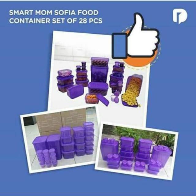 Jual Smart mom sofia food (container set of 28 pcs) | Shopee Indonesia
