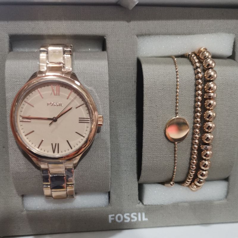 Jual fossil gift set Rose Gold | Shopee Indonesia