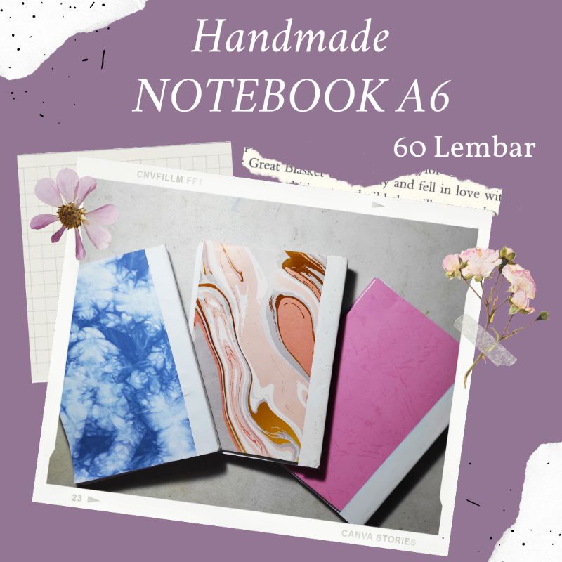 Jual Notebook A6 ( ᴗ ) 60 Lembar (handmade) | Shopee Indonesia