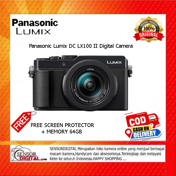 Jual Panasonic Lumix DC LX100 II Digital Camera - Garansi Resmi | Shopee Indonesia