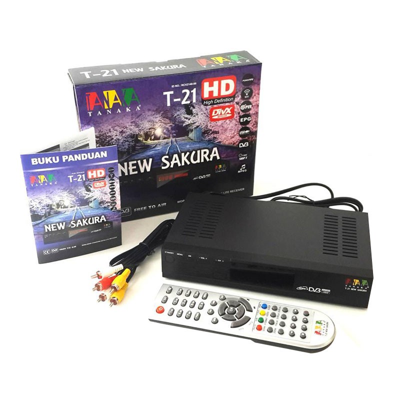 Jual Receiver Parabola Tanaka T-21 HD new sakura receiver tanaka ...
