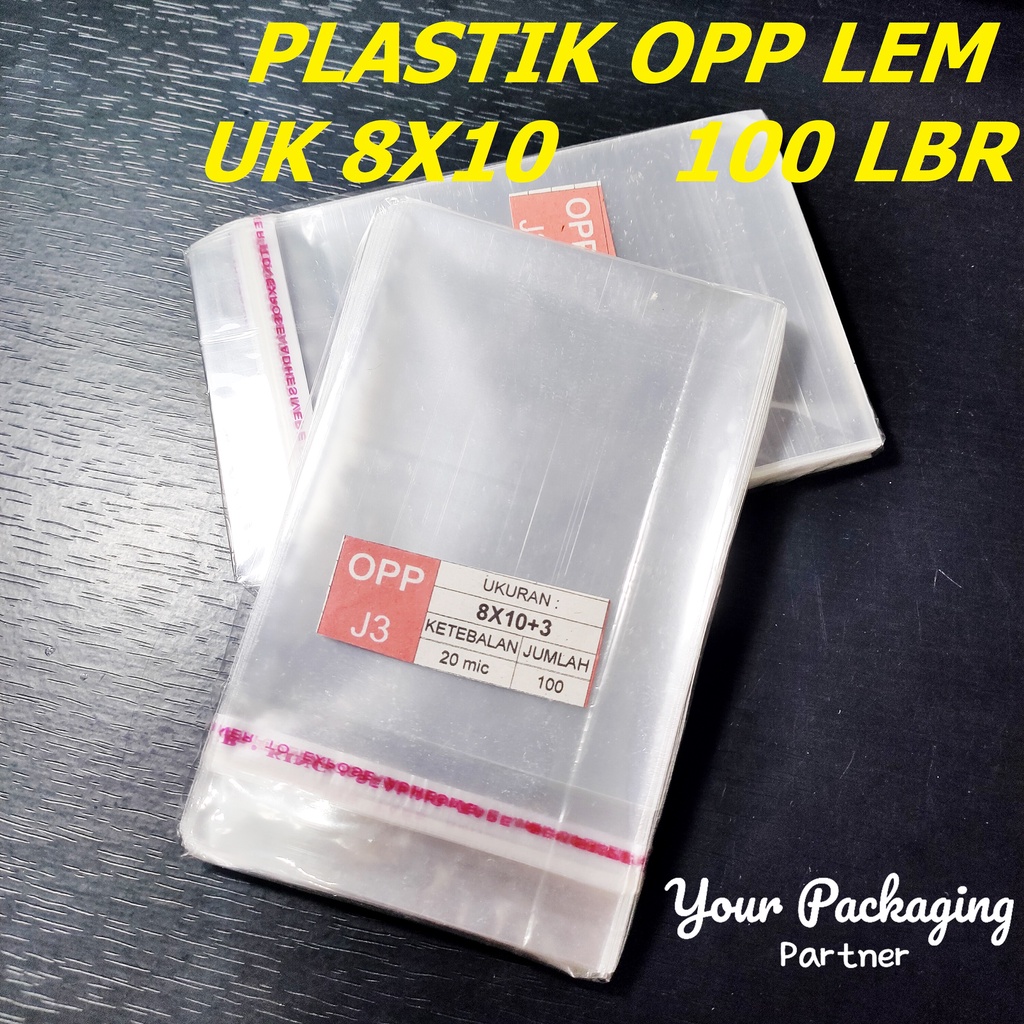 Jual PLASTIK OPP ROTI (SEAL / LEM) 6X6 7X7 8X8 9X9 10X10 11X11 12X12 13X13 14X14 15X15 KEMASAN ...