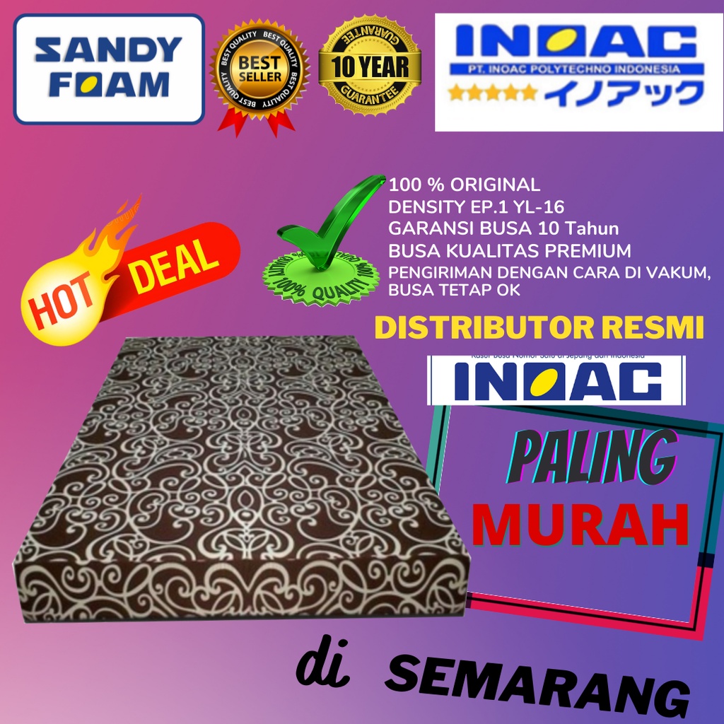 Jual KASUR BUSA INOAC /DENSITY : EP.01 YL-16 / 120 x 200 x 20 Cm ...