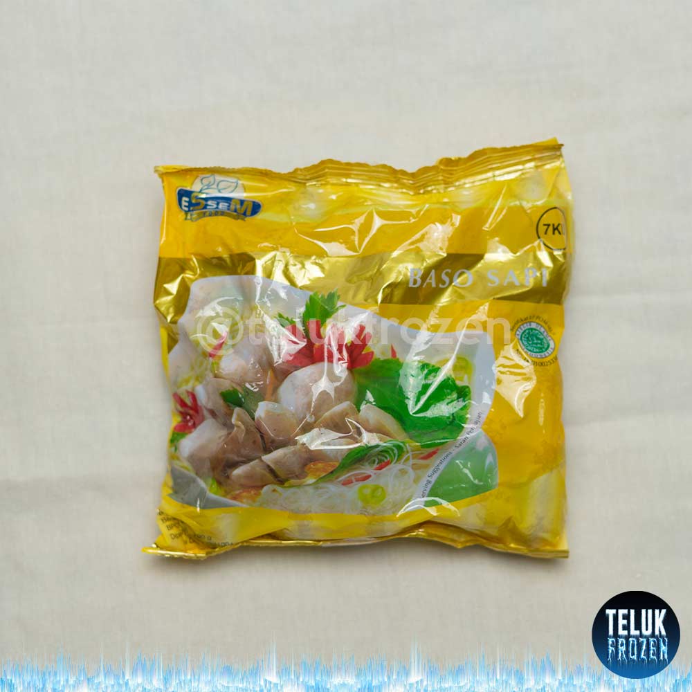 Jual Bakso sapi essem food kuning isi 50 butir / baso daging sapi esem ...