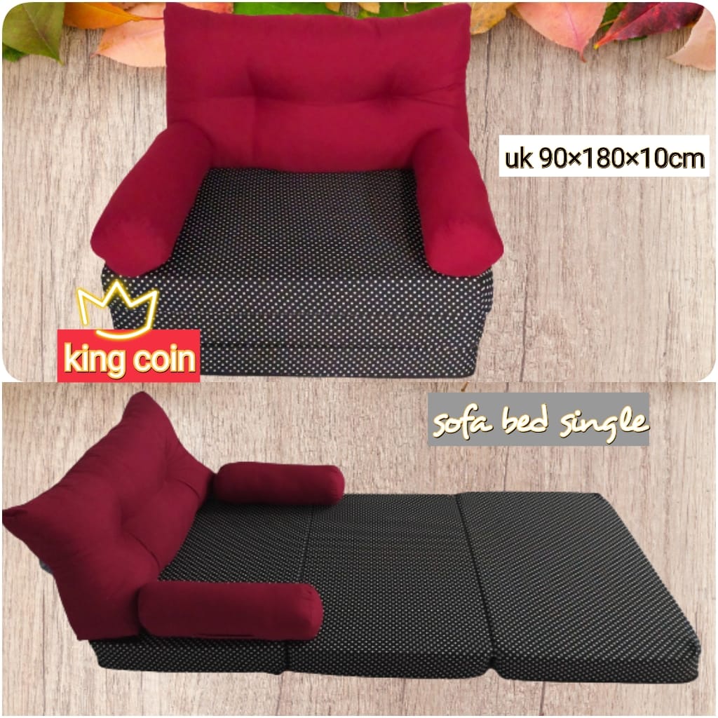 Jual Kasur Single Sofa Bed Lipet / Kasur Busa Lipat Sofa Bed Kursi Tamu ...