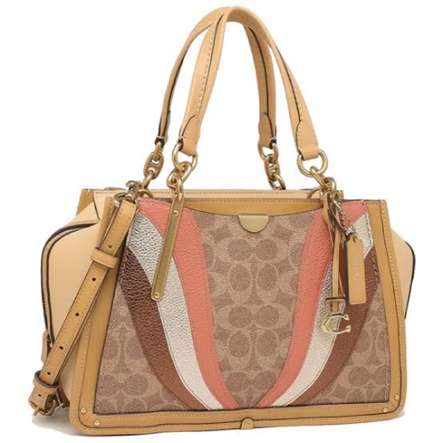 Jual COACH DREAMER IN SIGNATURE CANVAS WITH WAVE PATCHWORK | Shopee ...