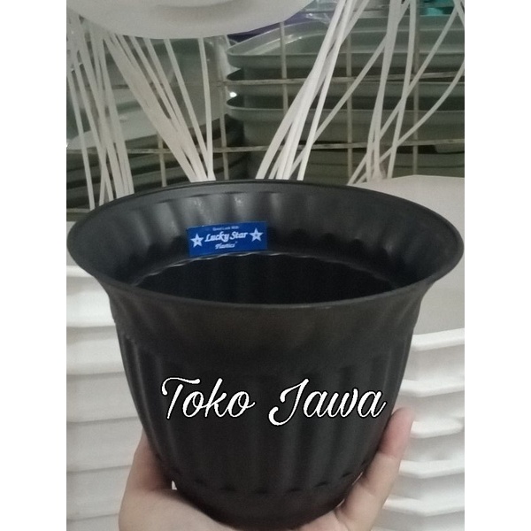 Jual Pot Bunga Murah Lavender Model Belimbing | Pot Tanaman Plastik WR ...