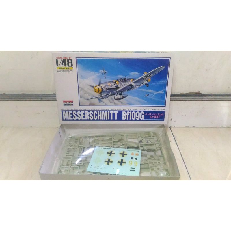 Jual MOKIT Model Kit Messerschmitt Bf109G ARII 1/48 | Shopee Indonesia