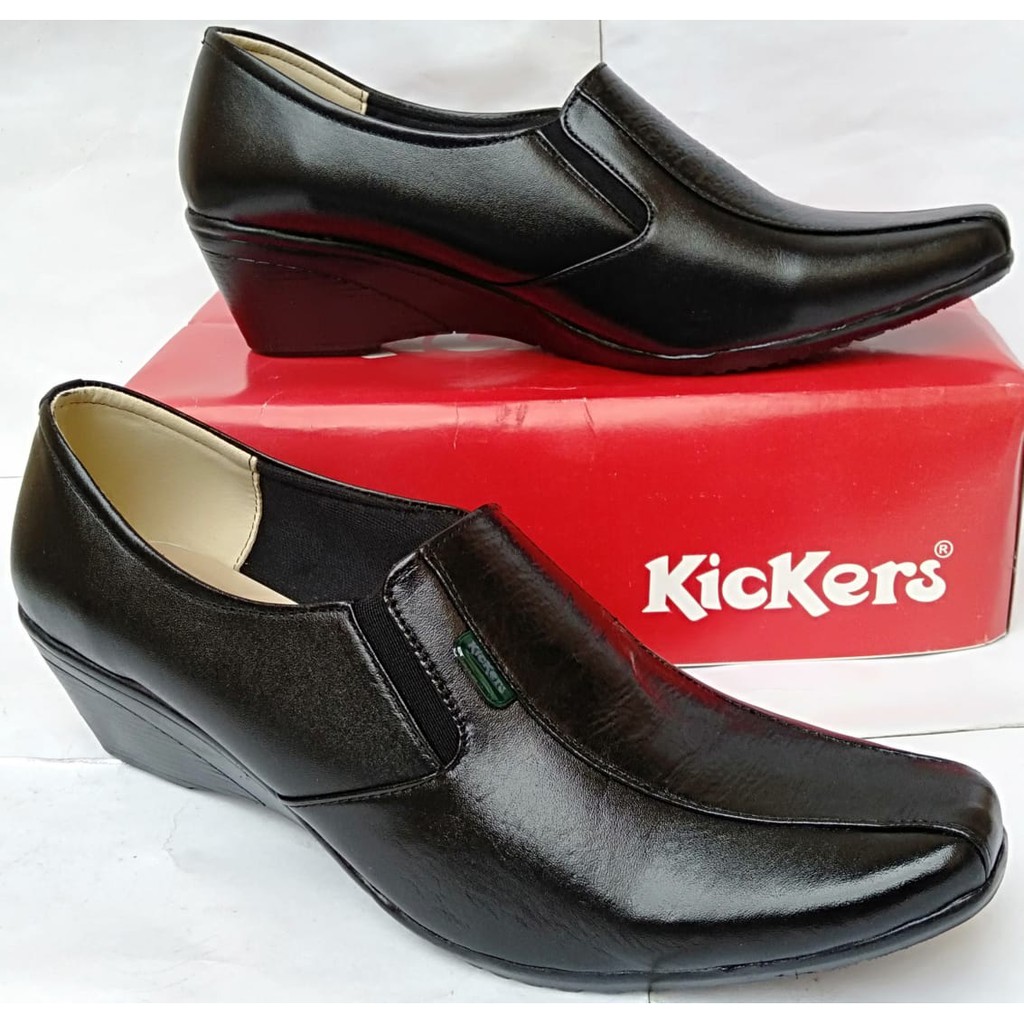 Jual Sepatu pantofel wanita kickers kulit asli original fantofel ...
