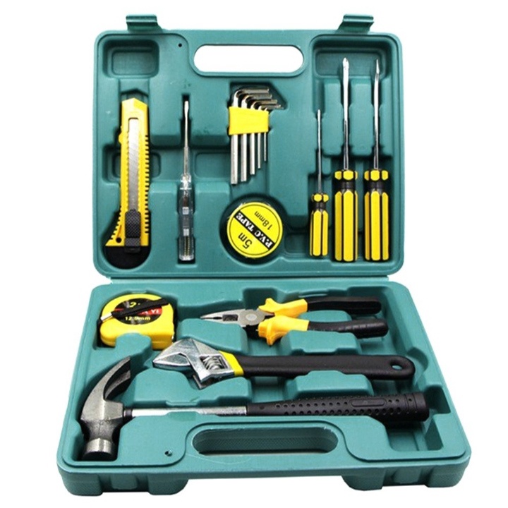 Jual tool set perkakas tang kunci inggris obeng SET tool box | Shopee ...
