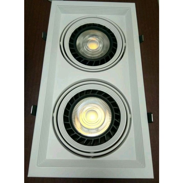 Jual Philips square downlight double eyes | Shopee Indonesia
