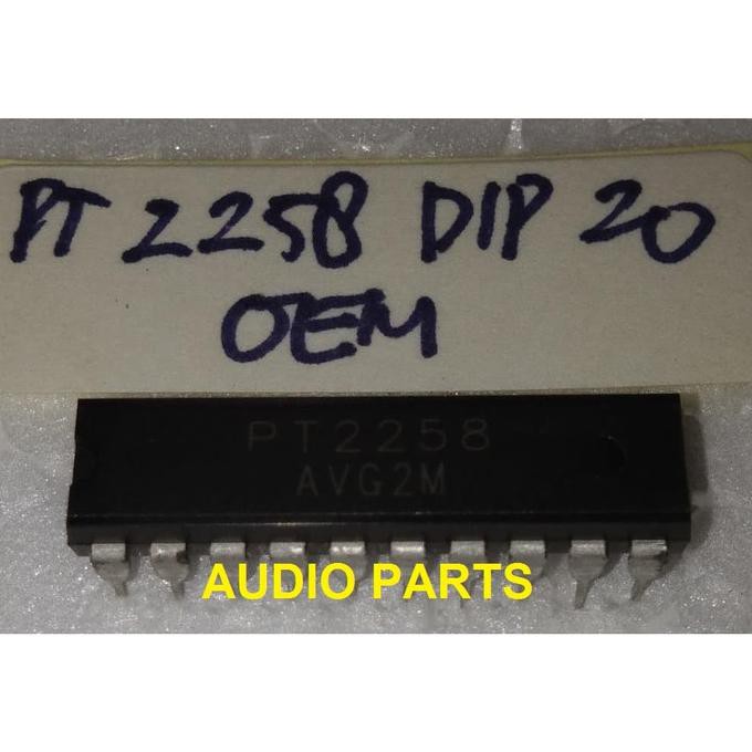 Jual Ic Pt2258 Dip-20 Oem 6 Channel Volume Control Processor Audiopa83 ...