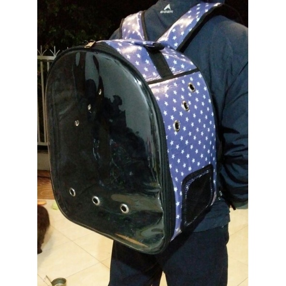 Jual TAS KUCING PET CARGO ASTRONOT JUMBO Model Transparan Tas Hewan Tas ...