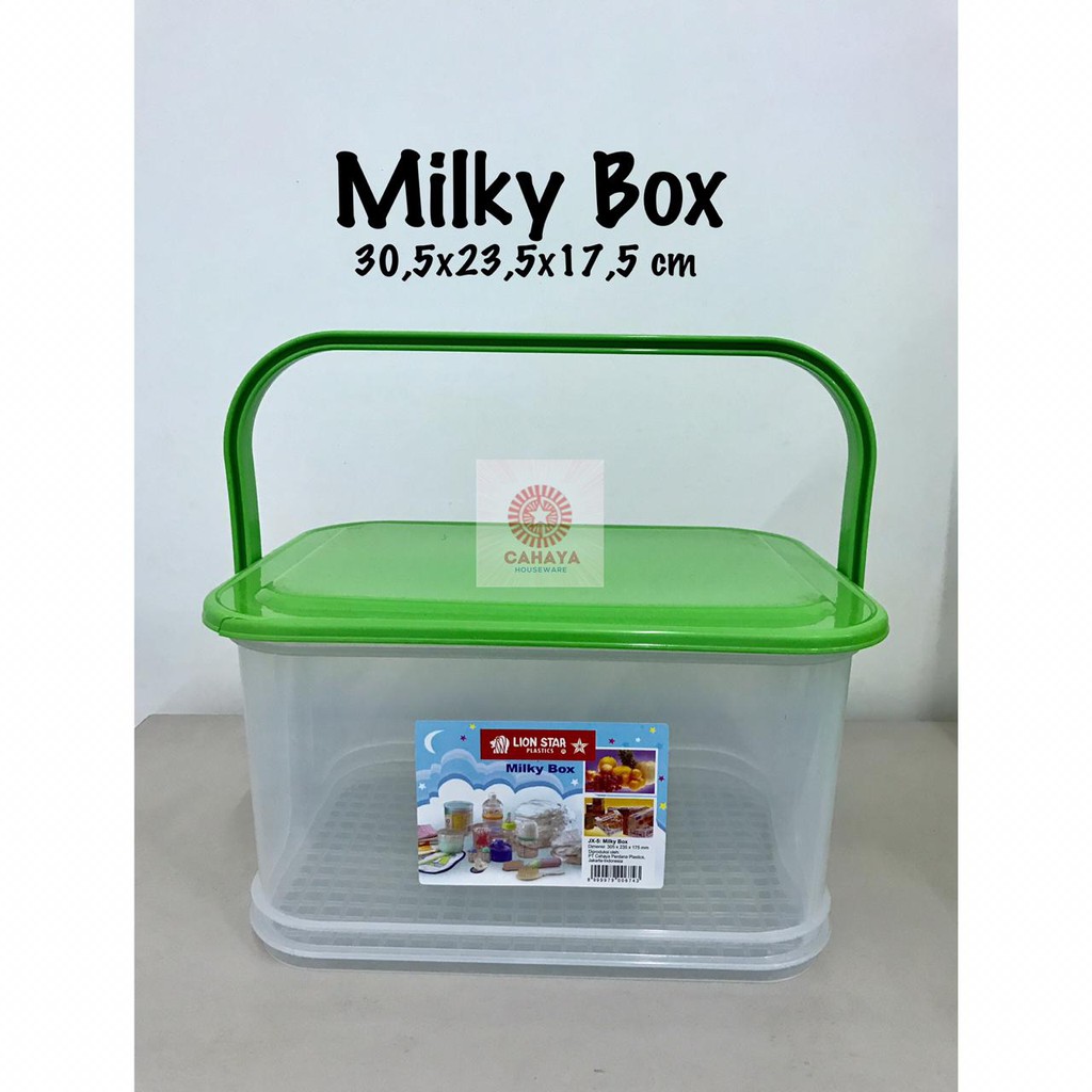 Jual Milky Box JX-5 LION STAR Container BOX/ Tempat Penyimpanan/ Tempat Perlengkapan Bayi/ Box ...