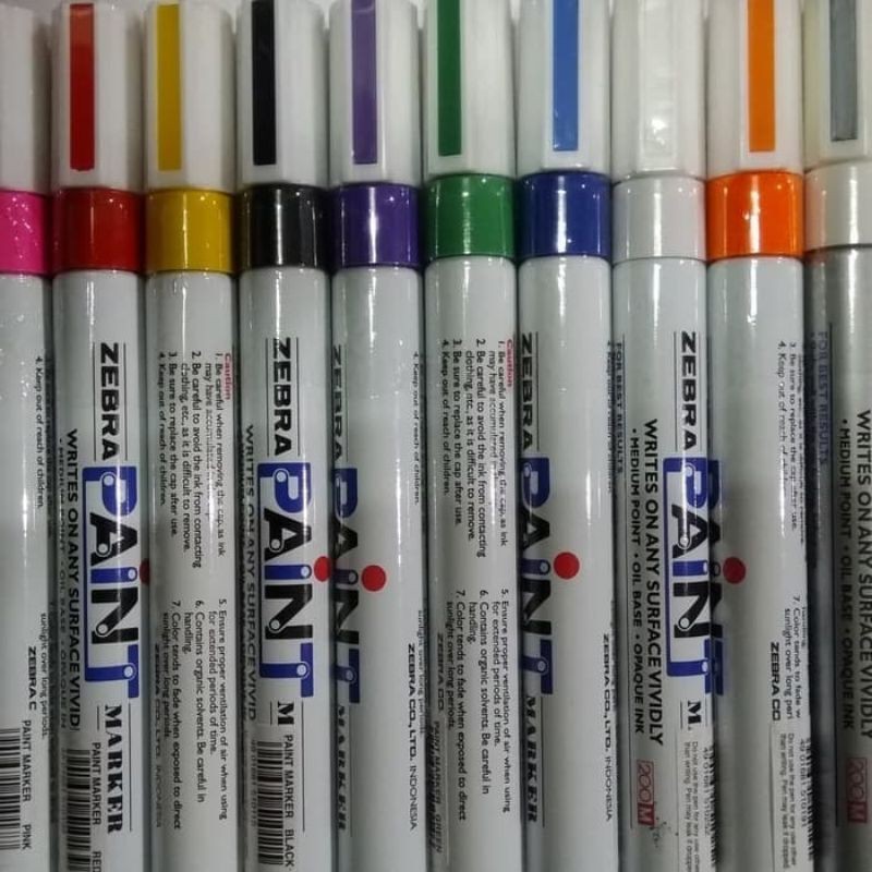Jual Spidol zebra paint marker | Shopee Indonesia
