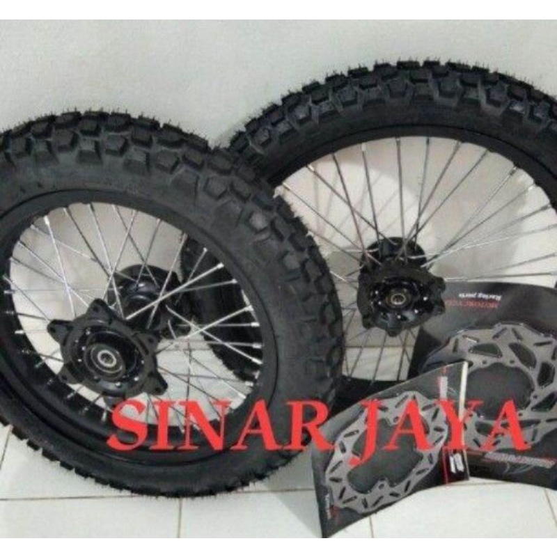 Jual Paket klx dtracker 16 19 atau 21 18 Ban trail cross honda crf 150 ...