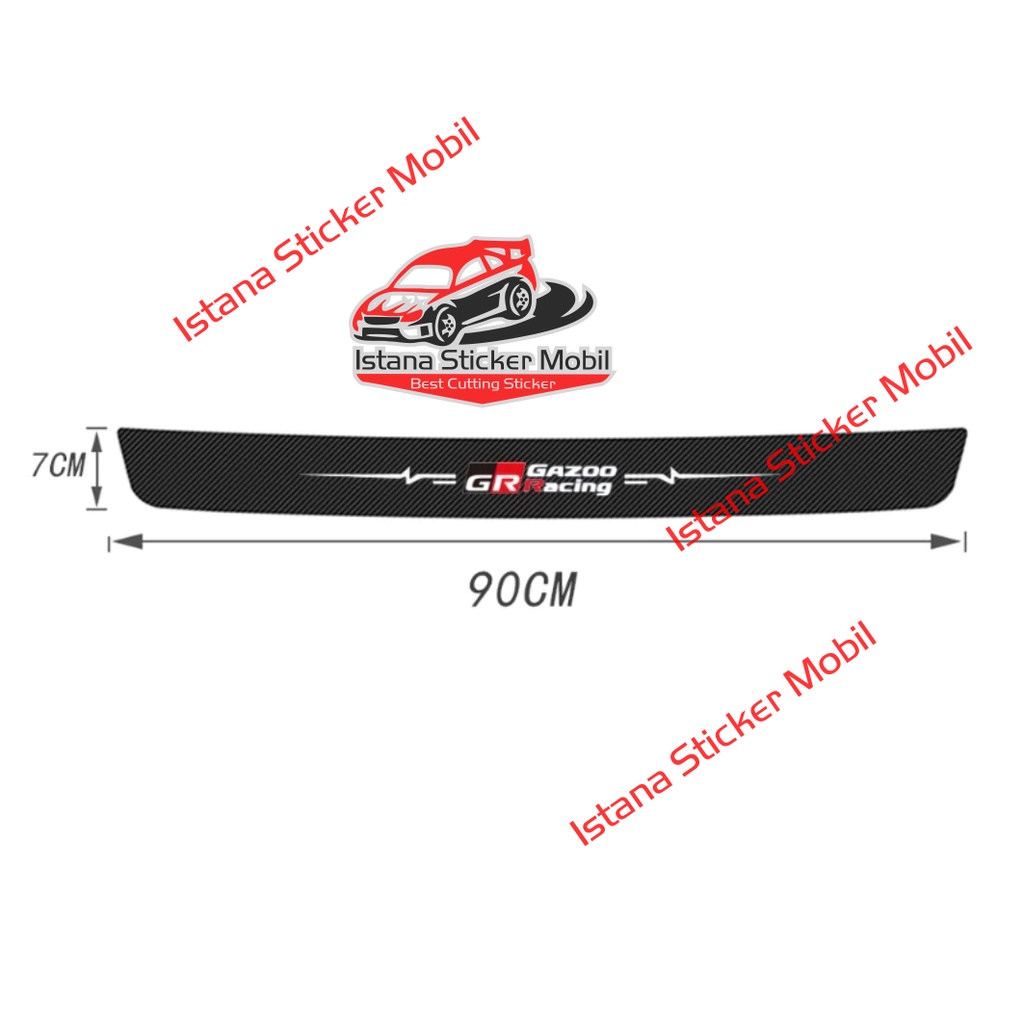 Jual sticker gr sport carbon 3d pelindung stiker gazoo racing toyota gr ...