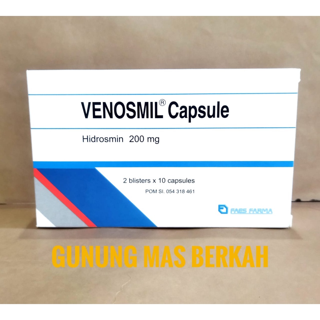 Jual VENOSMIL Venosmil Kapsul - mengatasi Insufisiensi vena kronik ...