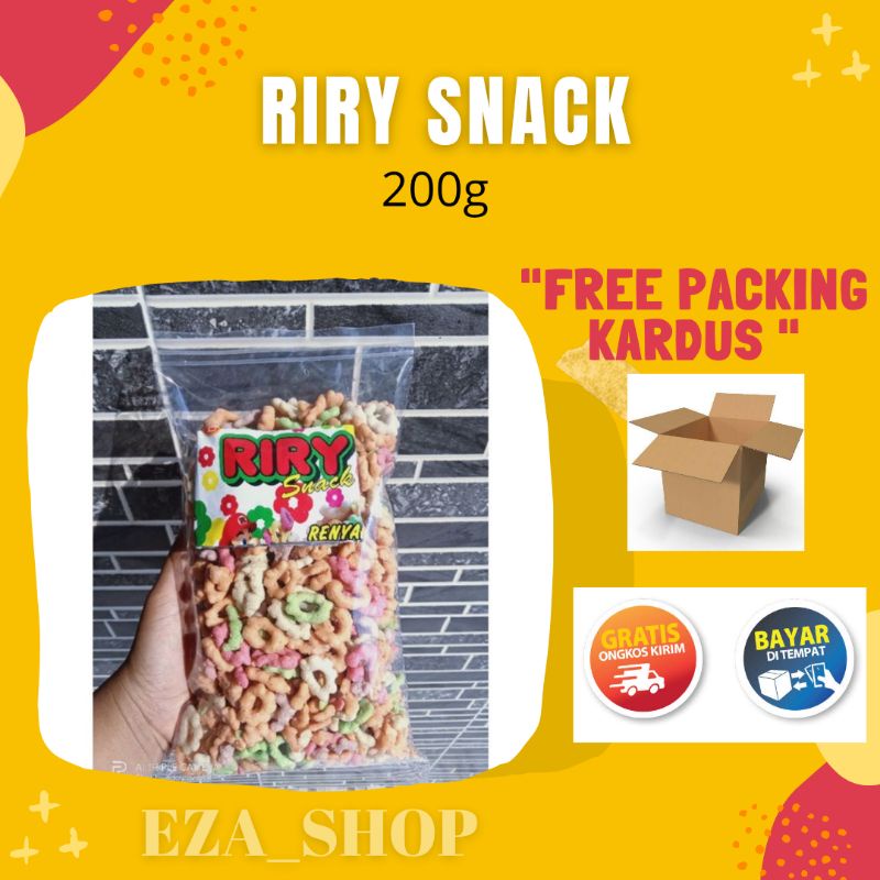 Jual SNACK RIRI REPACK 200g / RIRI KILOAN MURAH / SNACK RIRI / SNACK ...