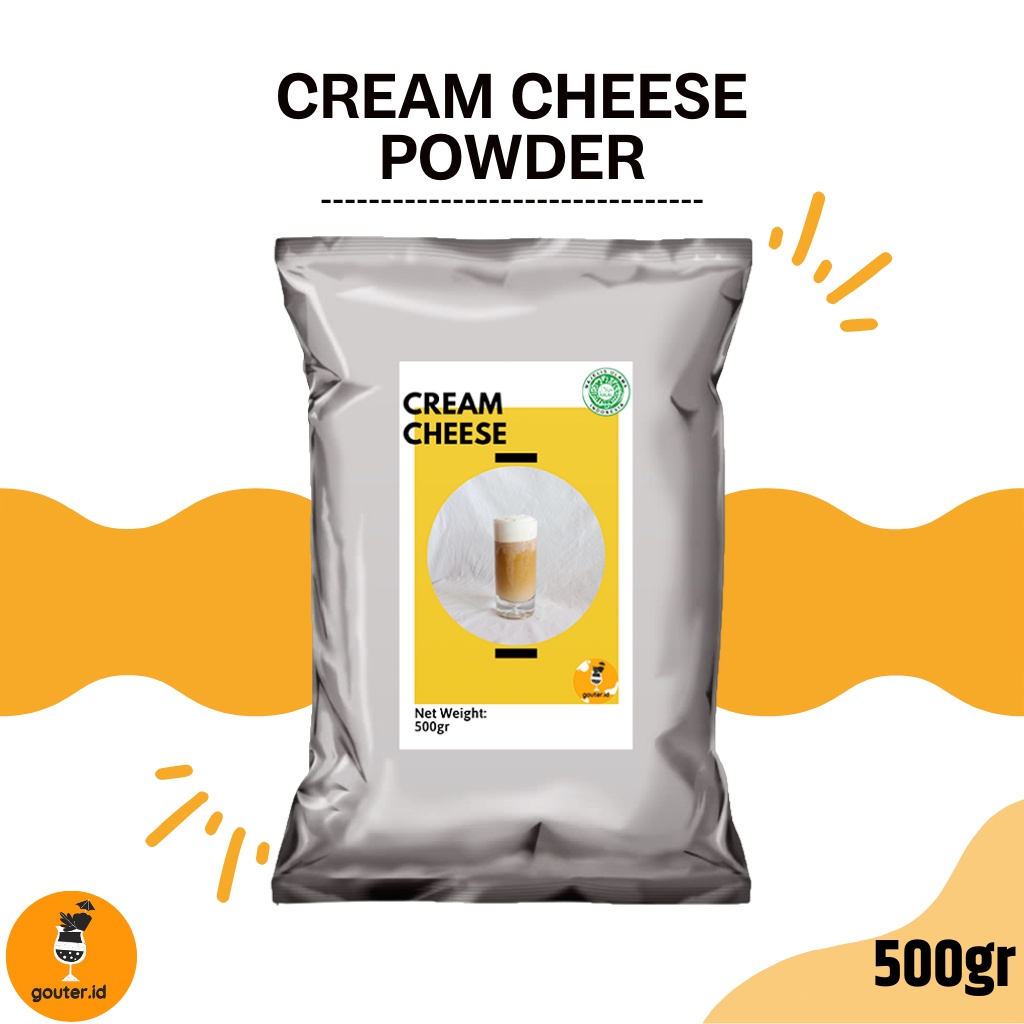 Jual CREAM CHEESE POWDER 500GR / TOPING MINUMAN KEKINIAN / CHEESE FOAM ...