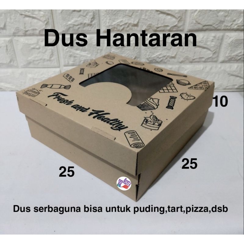 Jual Dus hantaran mika/puding/tart (25.25.7) | Shopee Indonesia