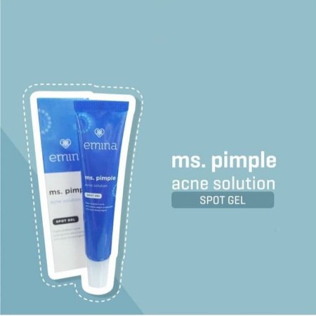 Jual Emina Ms Pimple Acne Solution Spot Gel Emina Acne Gel 15ml ...