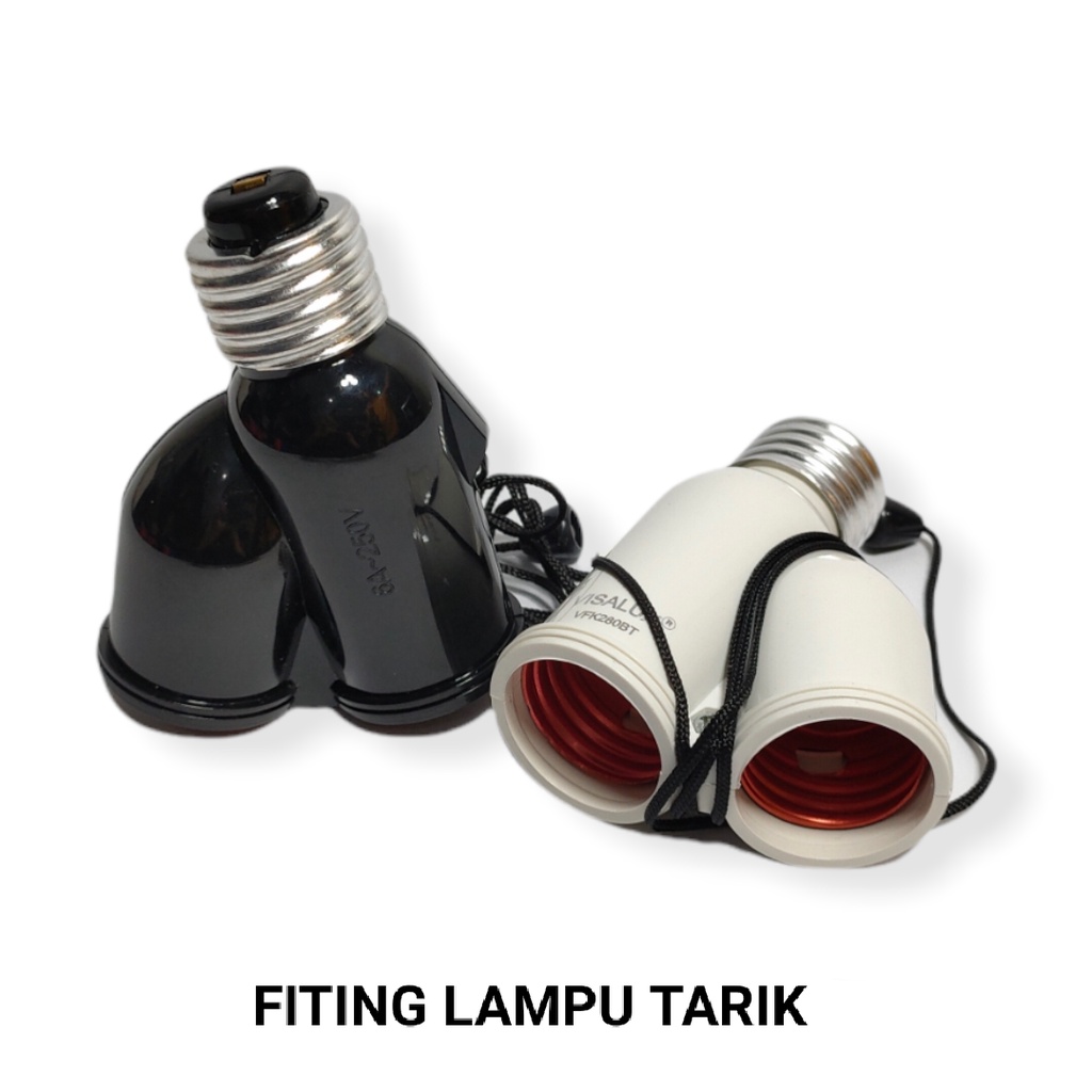 Jual Visalux Fiting Lampu Tarik / Fiting Tarik Cabang 2 | Shopee Indonesia
