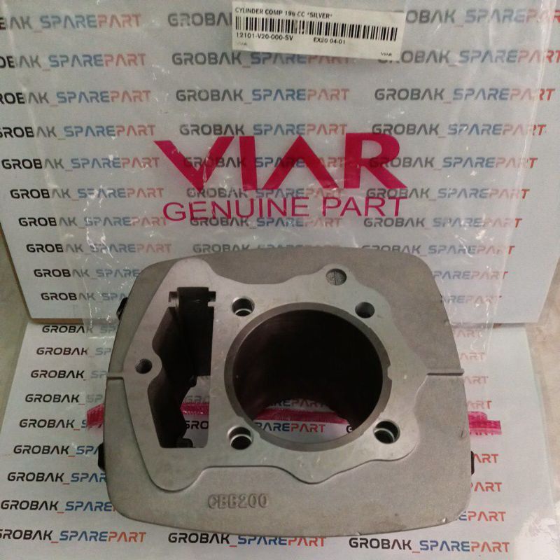 Jual Boring Buring Silinder, Cylinder Comp Trail Viar Cross X 200 GT, Original | Shopee Indonesia
