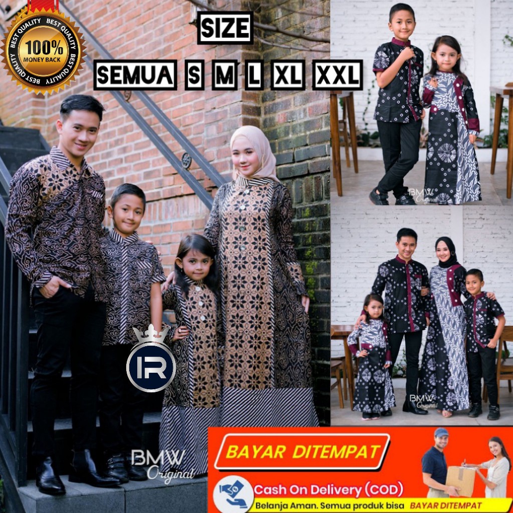 Jual BAJU BATIK COUPLE GAMIS DRESS KELUARGA ANAK SARIMBIT PASANGAN ...