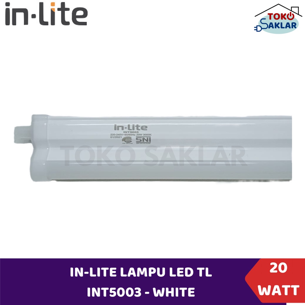 Jual INLITE Lampu Neon LED TL T5 INT5003 20W 120cm Tube Batten | Shopee ...