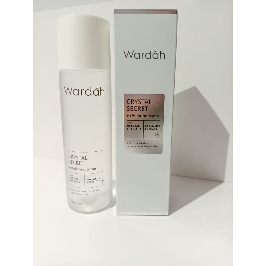 Jual Wardah Crystal Secret Exfoliating Toner 125ml | Shopee Indonesia
