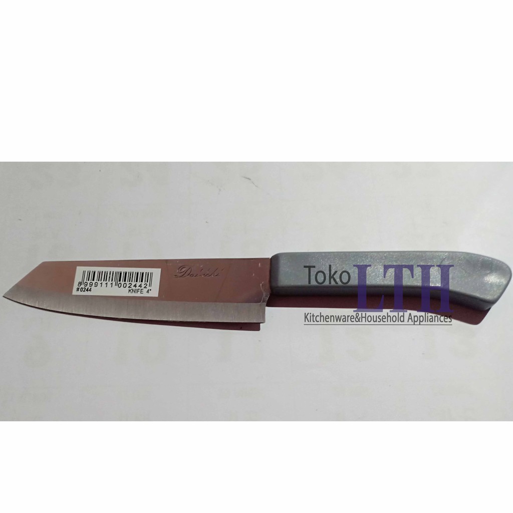 Jual PISAU DAPUR STAINLESS STEEL-TANICA DAIICHI 4INCH | Shopee Indonesia
