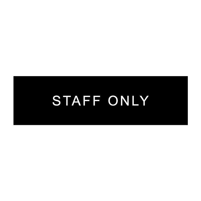 Jual READY! Staff Only Sign Label Akrilik Staff Only Papan Nama Akrilik ...