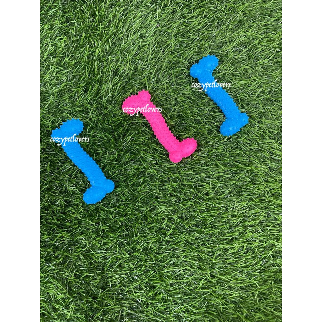 Jual Mainan Anjing - Gigitan Anjing Tulang Karet Bergerigi Rubber Bone ...
