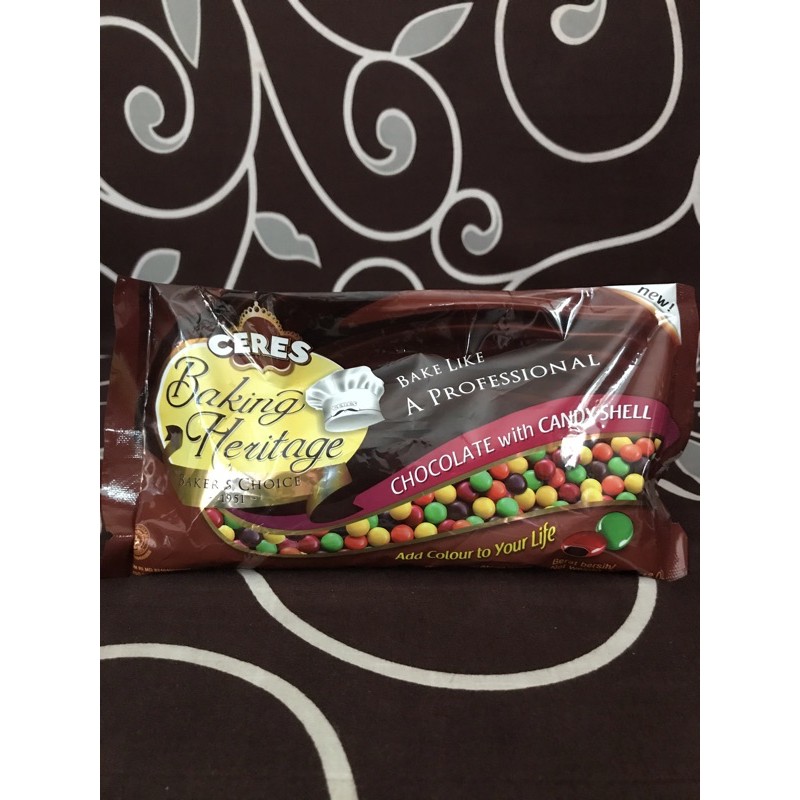 Jual CERES BAKING HERITAGE CHOCOLATE with CANDY SHELL | Shopee Indonesia