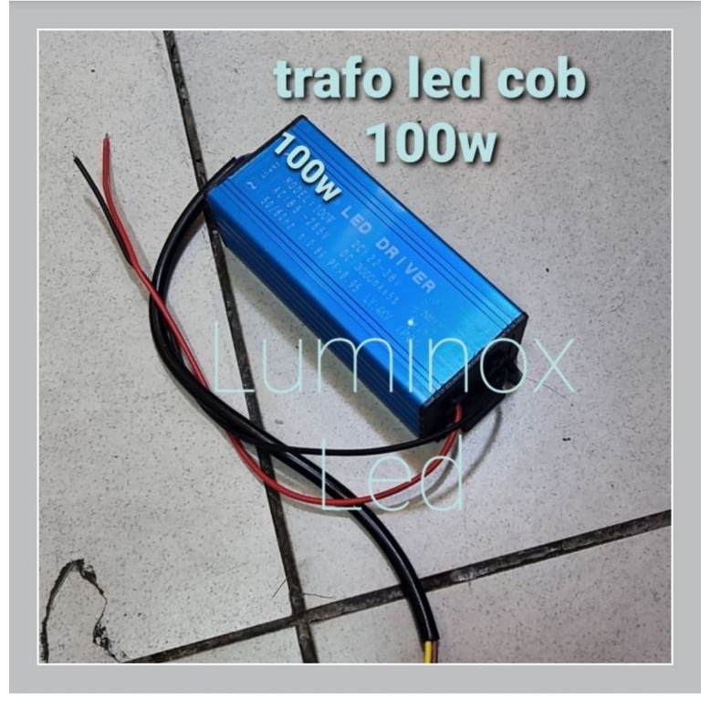 Jual trafo led pju 100w 100 watt / driver led sorot 100watt 100 w ...