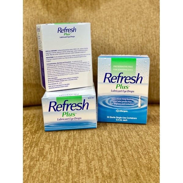 Jual Refresh plus eye drops Refresh plus lubricant eye drops 30 sterile ...