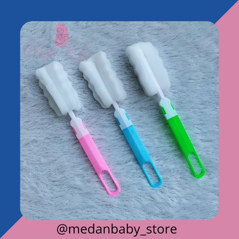 Jual SIKAT BOTOL / SPONGE BOTTLE BRUSH / BOTTLE CLEANER- SPONS SIKAT ...