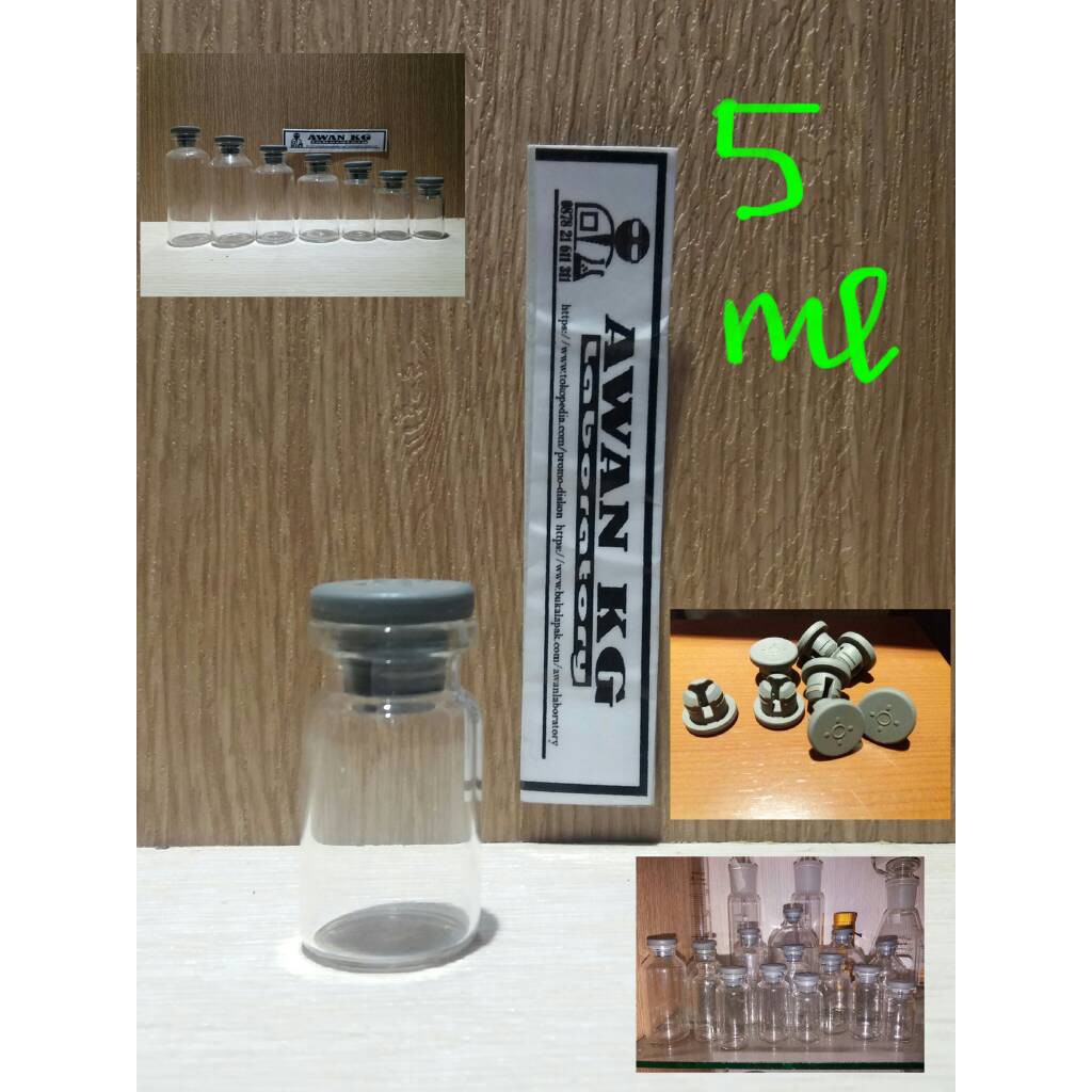 Jual Botol kaca botol vial 5ml 5 ml | Shopee Indonesia
