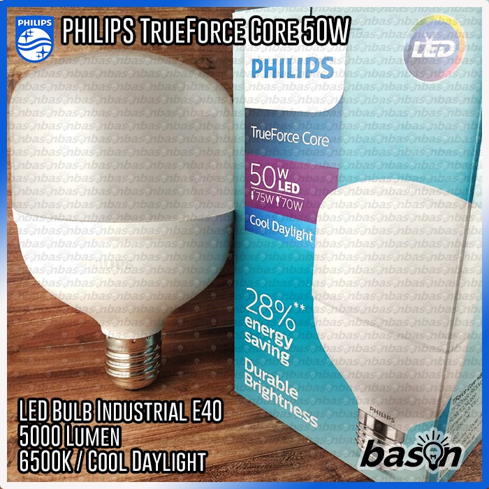 Jual PHILIPS TrueForce Core HB LED Bulb 50W E40 - Lampu Industrial High Bay | Shopee Indonesia