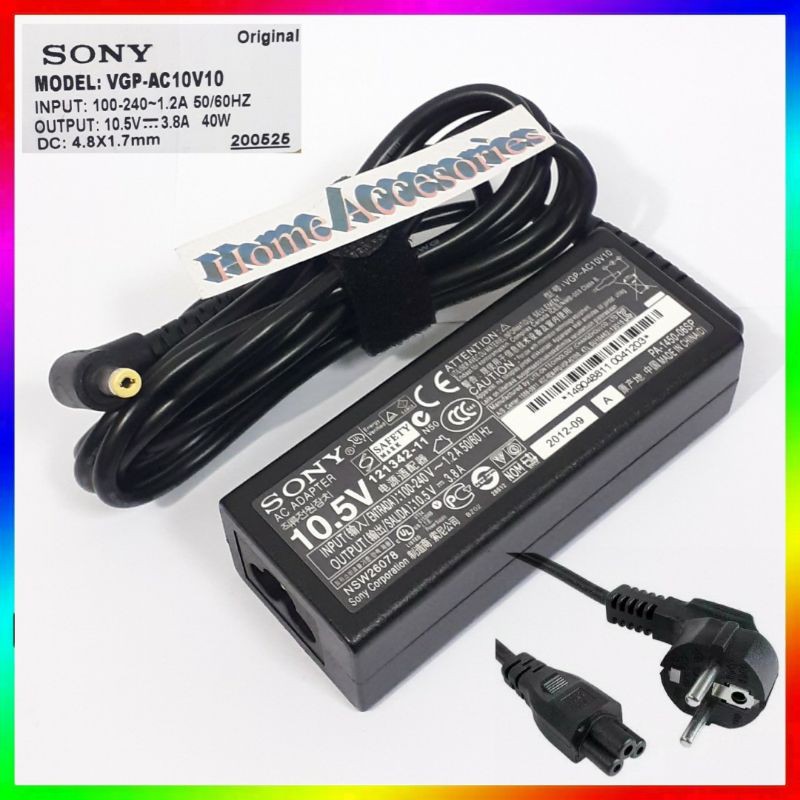 Jual 10.5V 3.8A Adaptor charger laptop Sony Vaio Duo 11 DUO 13 Sony ...