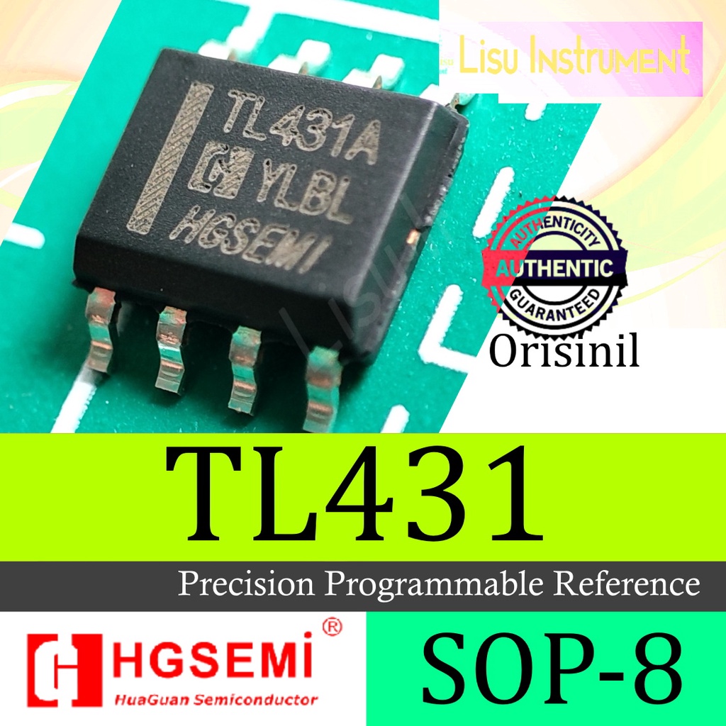 Jual TL431 TL431C TL431A Precision Programmable Reference SOP-8 SOP8 HGSemi | Shopee Indonesia