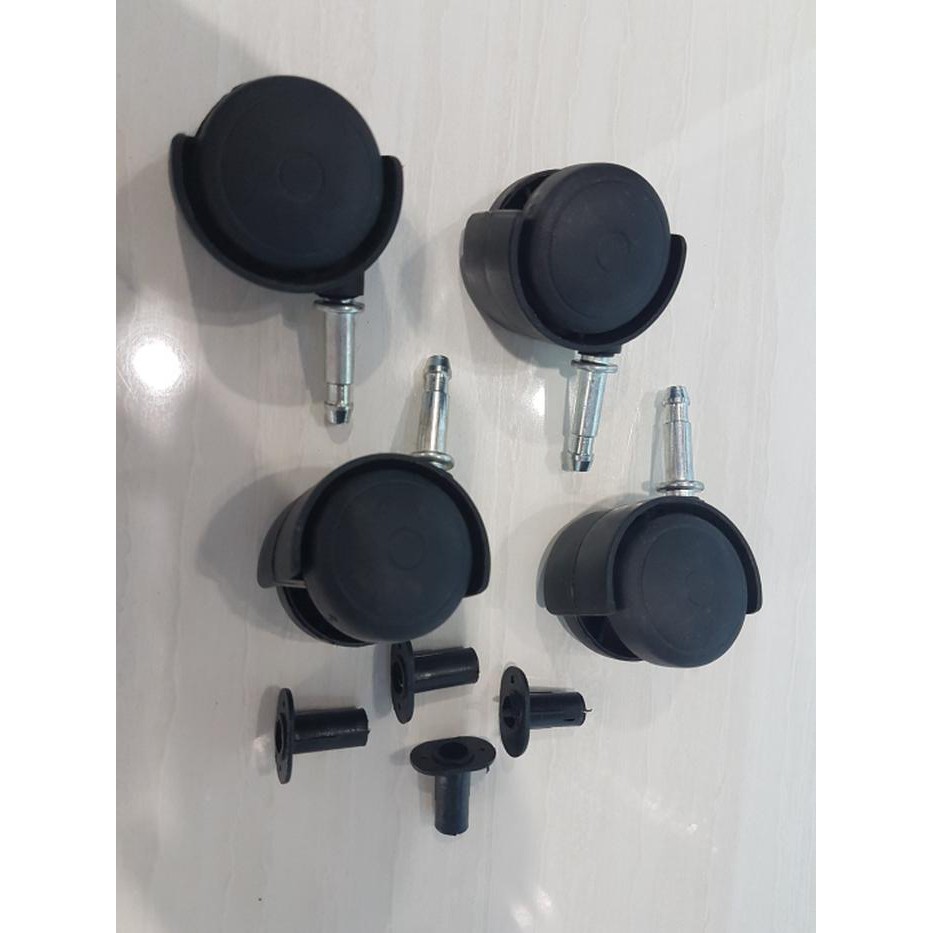 Jual Roda Kursi kantor model TANCAP 5cm Socket Castor Caster Nylon ...