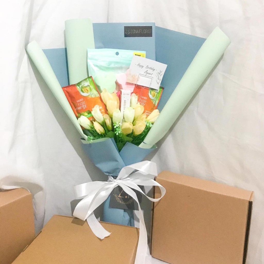 Jual BUKET SKINCARE BUKET BUNGA BUKET REQUEST BUKET UANG BUKET HADIAH ...