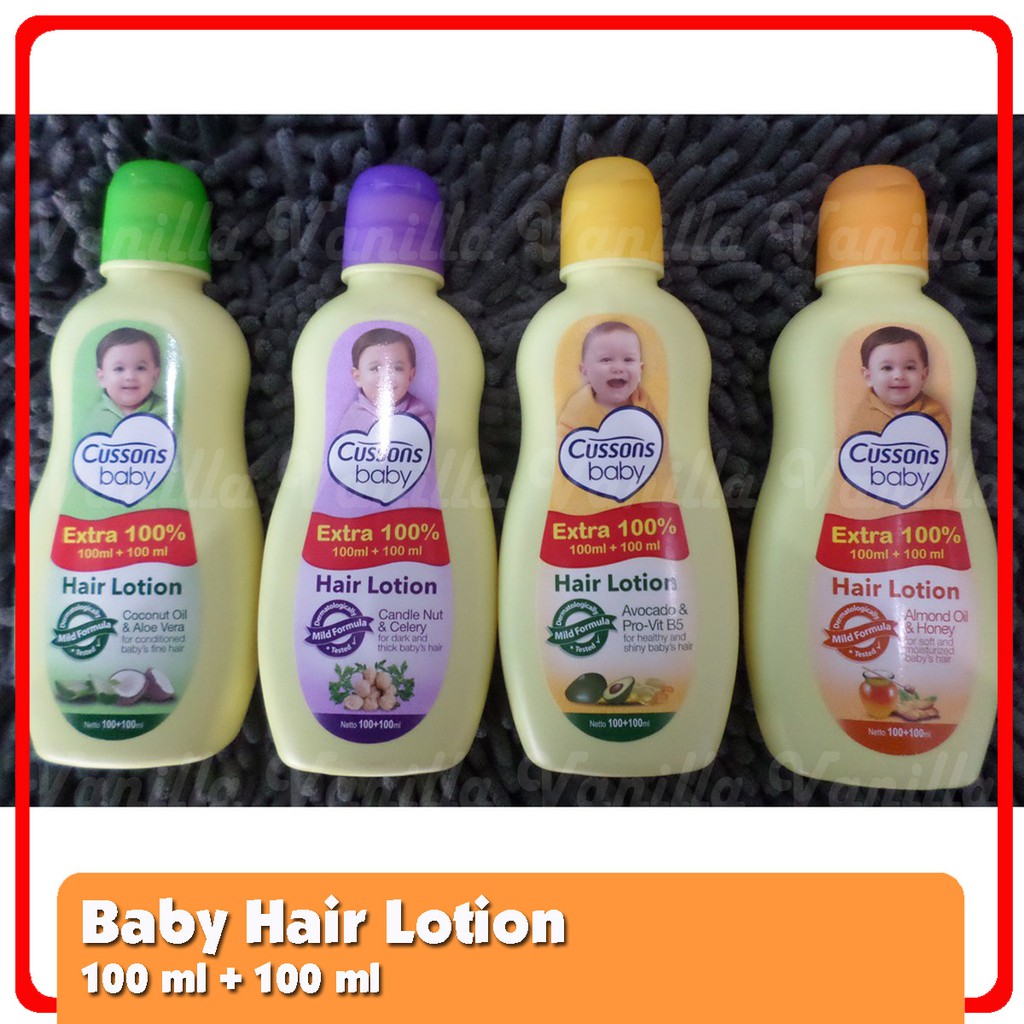 Jual Cusson Baby Hair Lotion Minyak Rambut Bayi 100ml +100ml CUSSONS ...